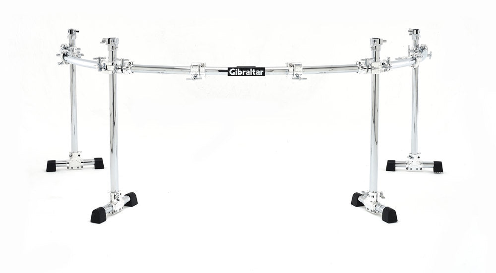Gibraltar Rack System Chrome Series 4-pole curved Rack – Into Music Store