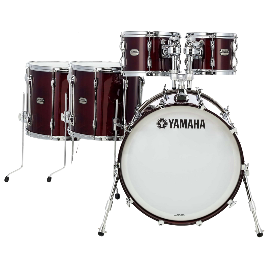Yamaha Recording Custom Drum Kit 22" - Classic Walnut 22,16,14,12,10 ...