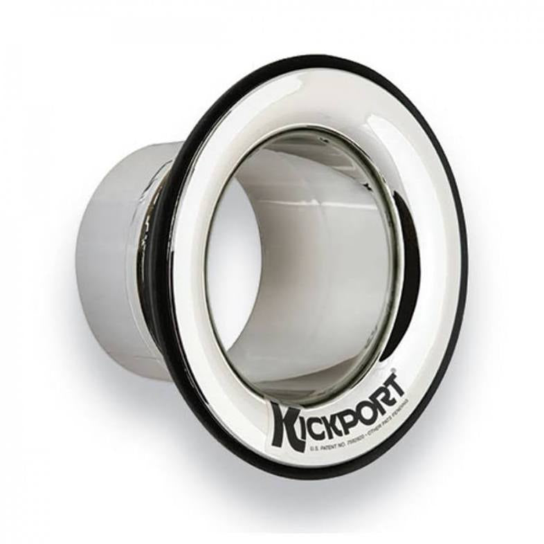 Kickport Bass Drum Sound Hole, Chrome – Into Music Store